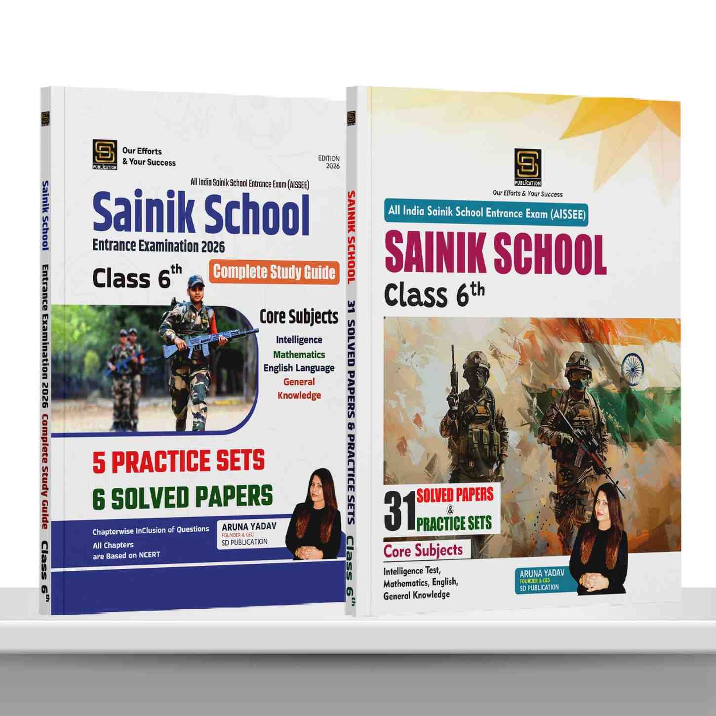 AISSEE 2025 Class-6 Entrance Exam 2-Book Combo - Comprehensive Study Guide with Solved Papers ...